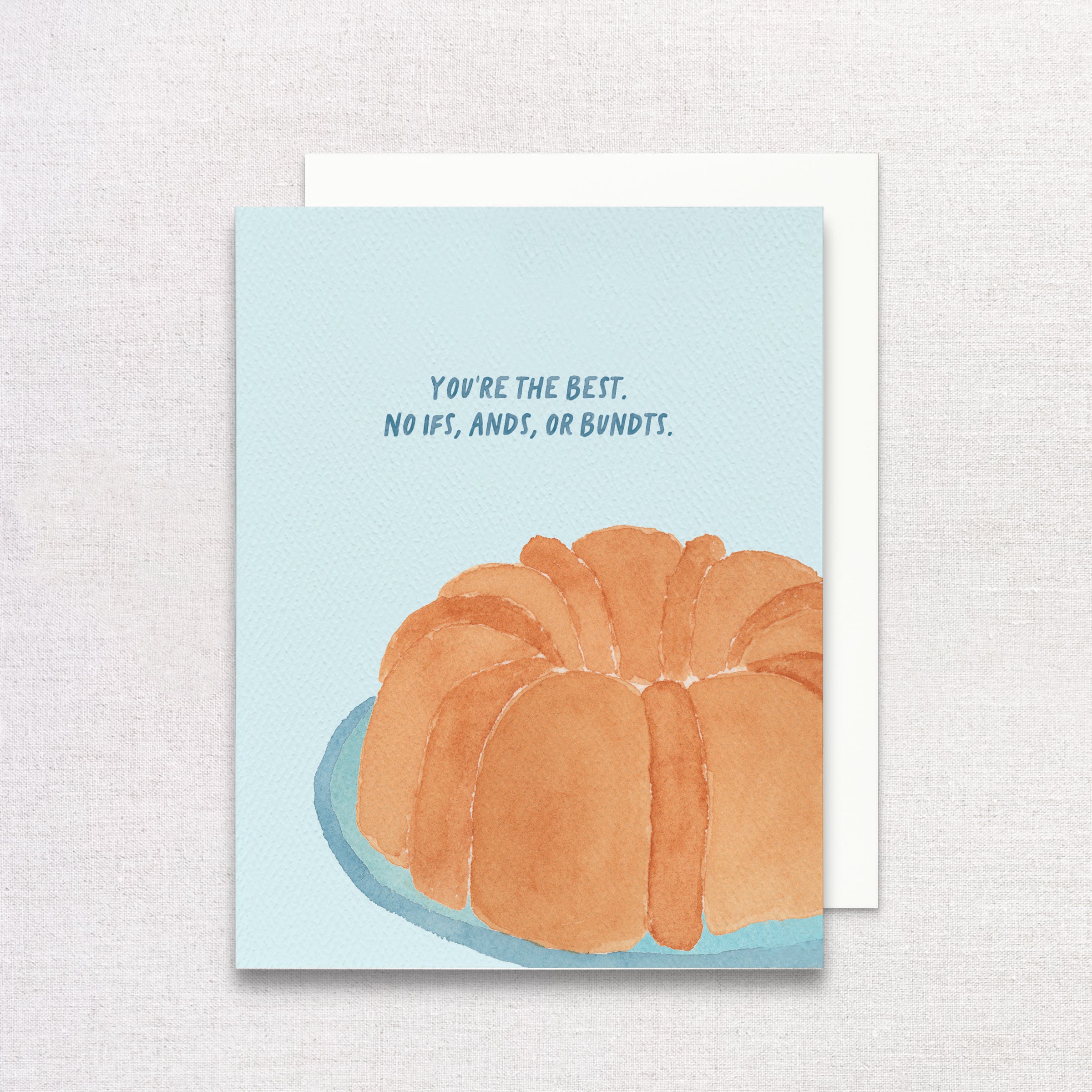 No Ifs, Ands, or Bundts Thank You Greeting Card by Gert & Co