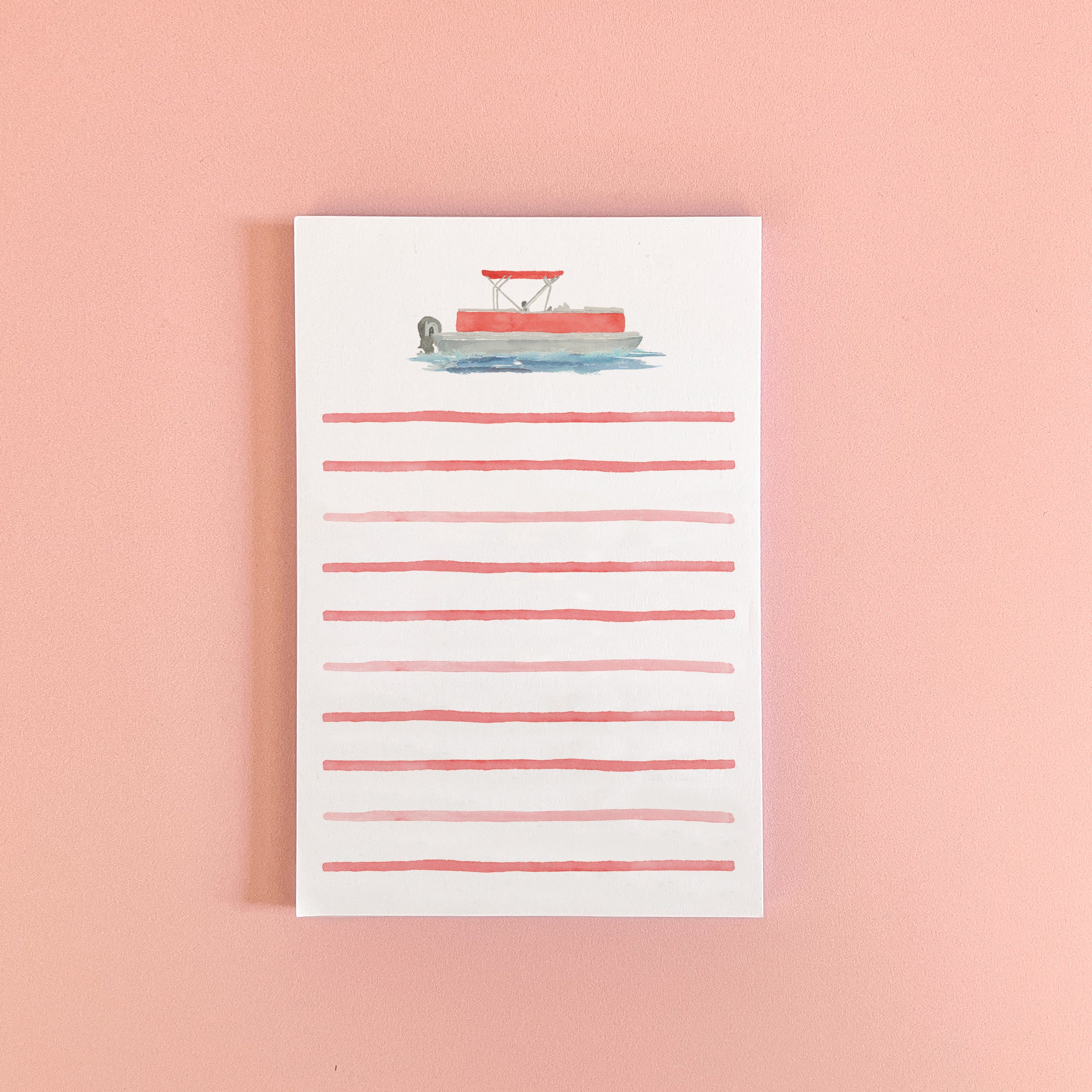 Pontoon Boat Notepad by Gert & Co