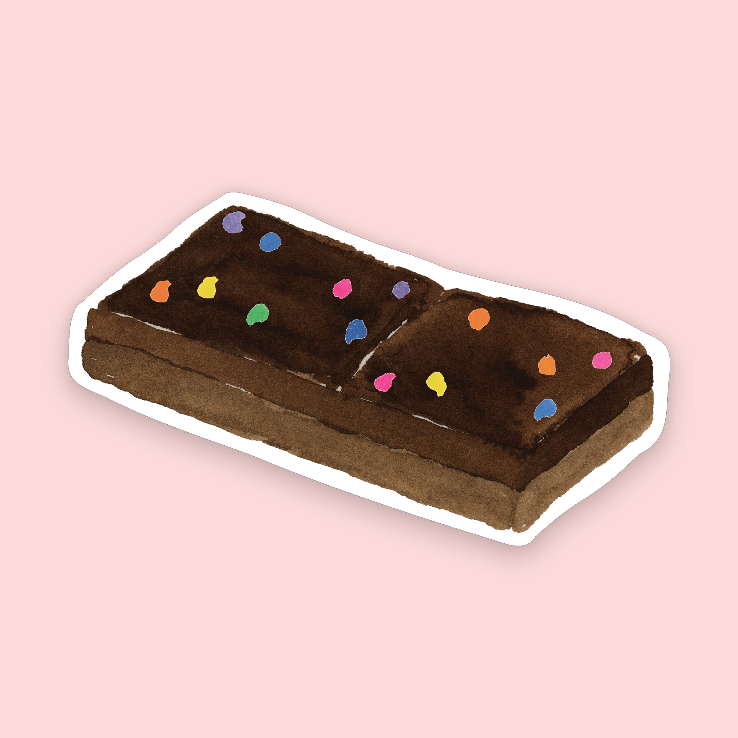 Cosmic Brownie Sticker by Gert & Co