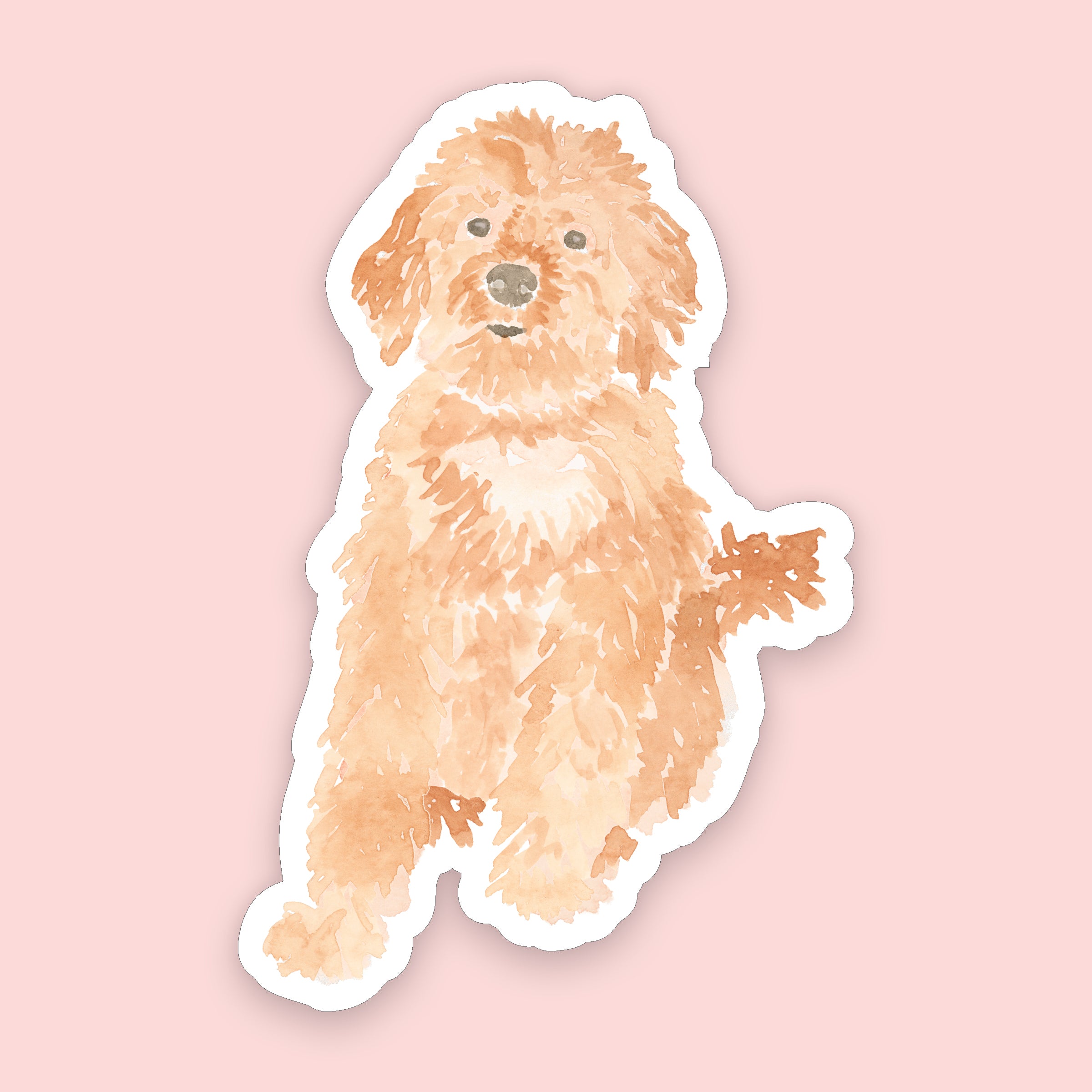 Goldendoodle Sticker by Gert & Co