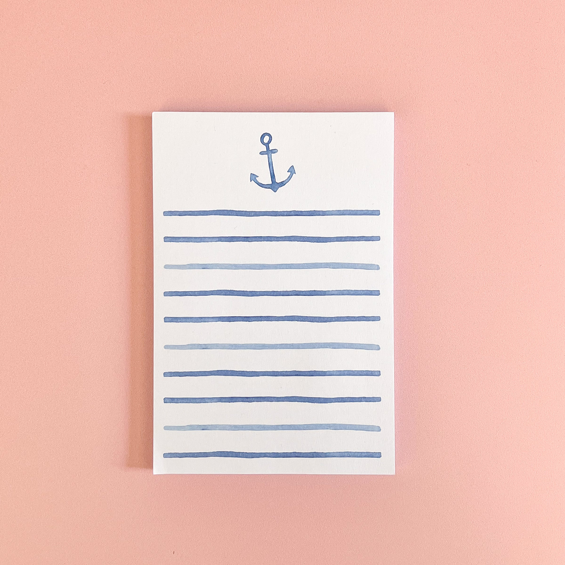 Watercolor Anchor Notepad by Gert & Co