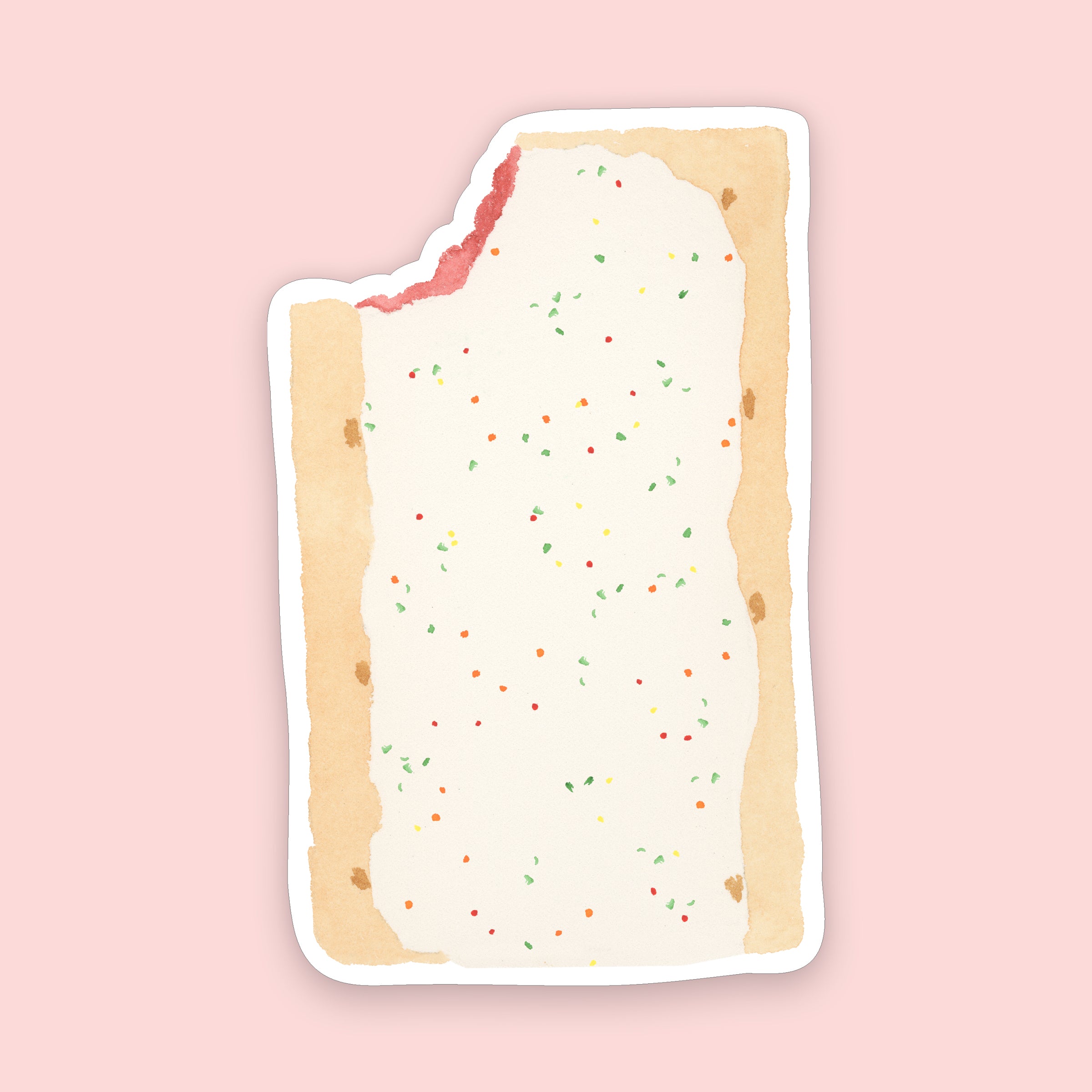 Strawberry Toaster Pastry Sticker by Gert & Co