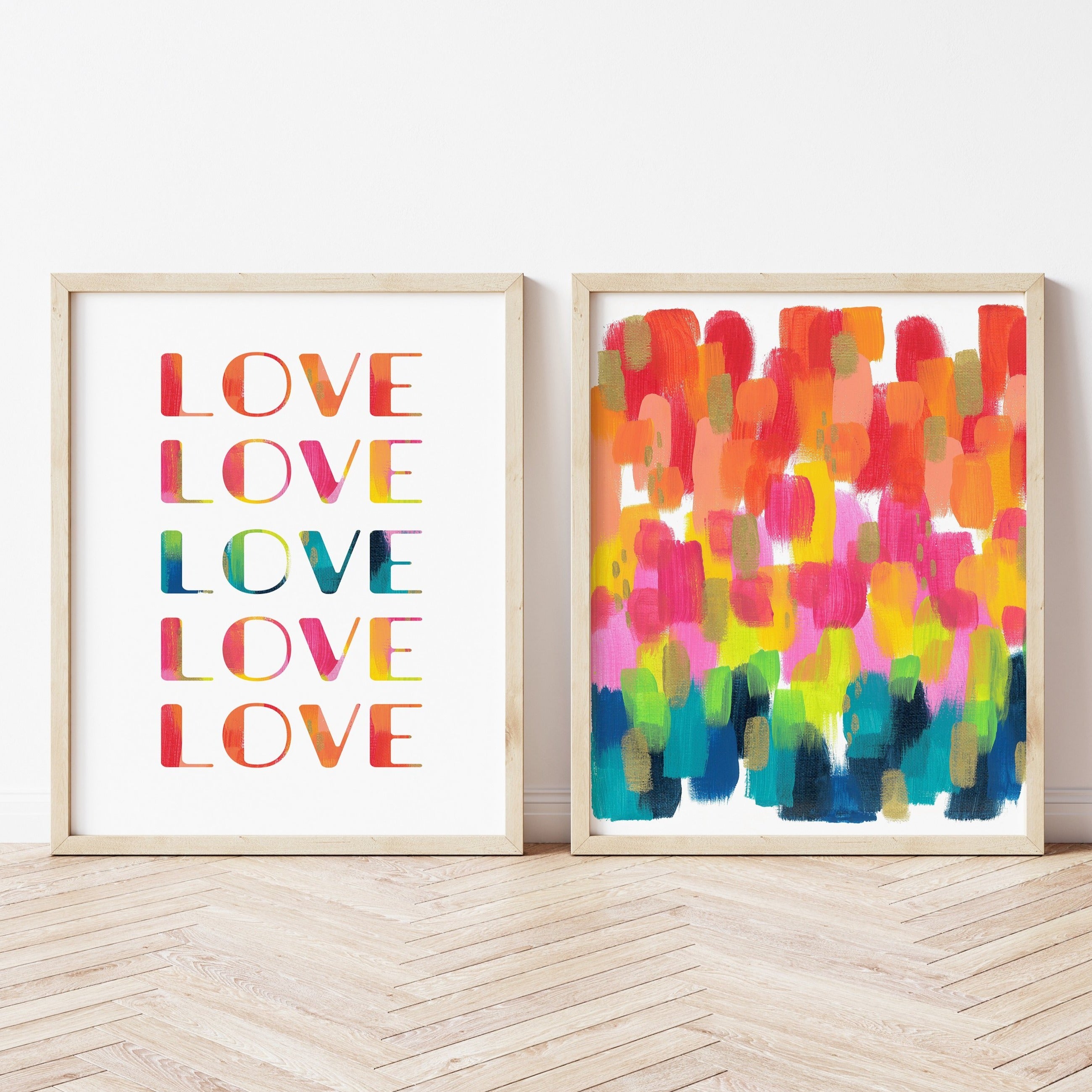 Rainbow & Love Pride Print Set by Gert & Co